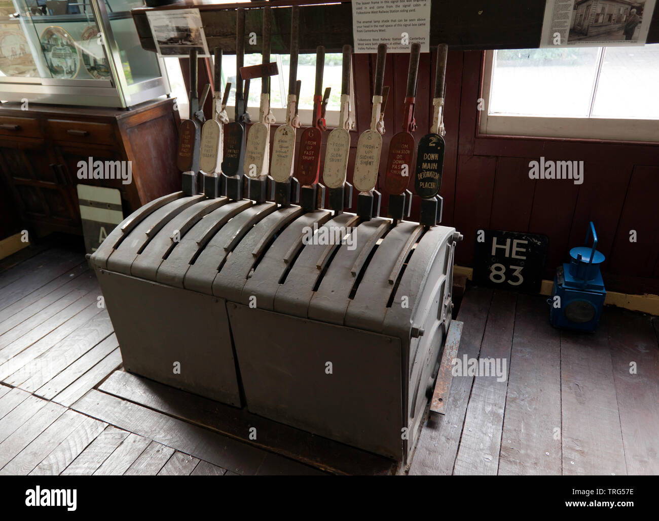 Eythorne station signal box -Fotos und -Bildmaterial in hoher Auflösung ...