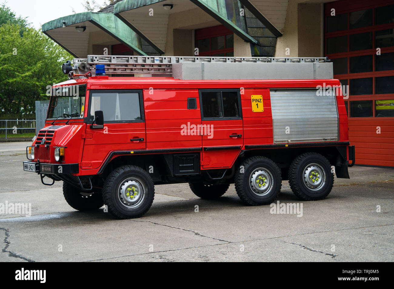 Pinzgauer 6x6 High-Mobility All-Terrain Vehicle Fire Engine, Douglas ...