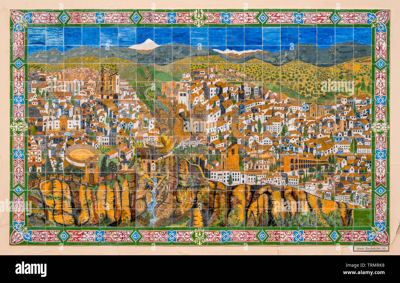 Map of spain ronda -Fotos und -Bildmaterial in hoher Auflösung – Alamy