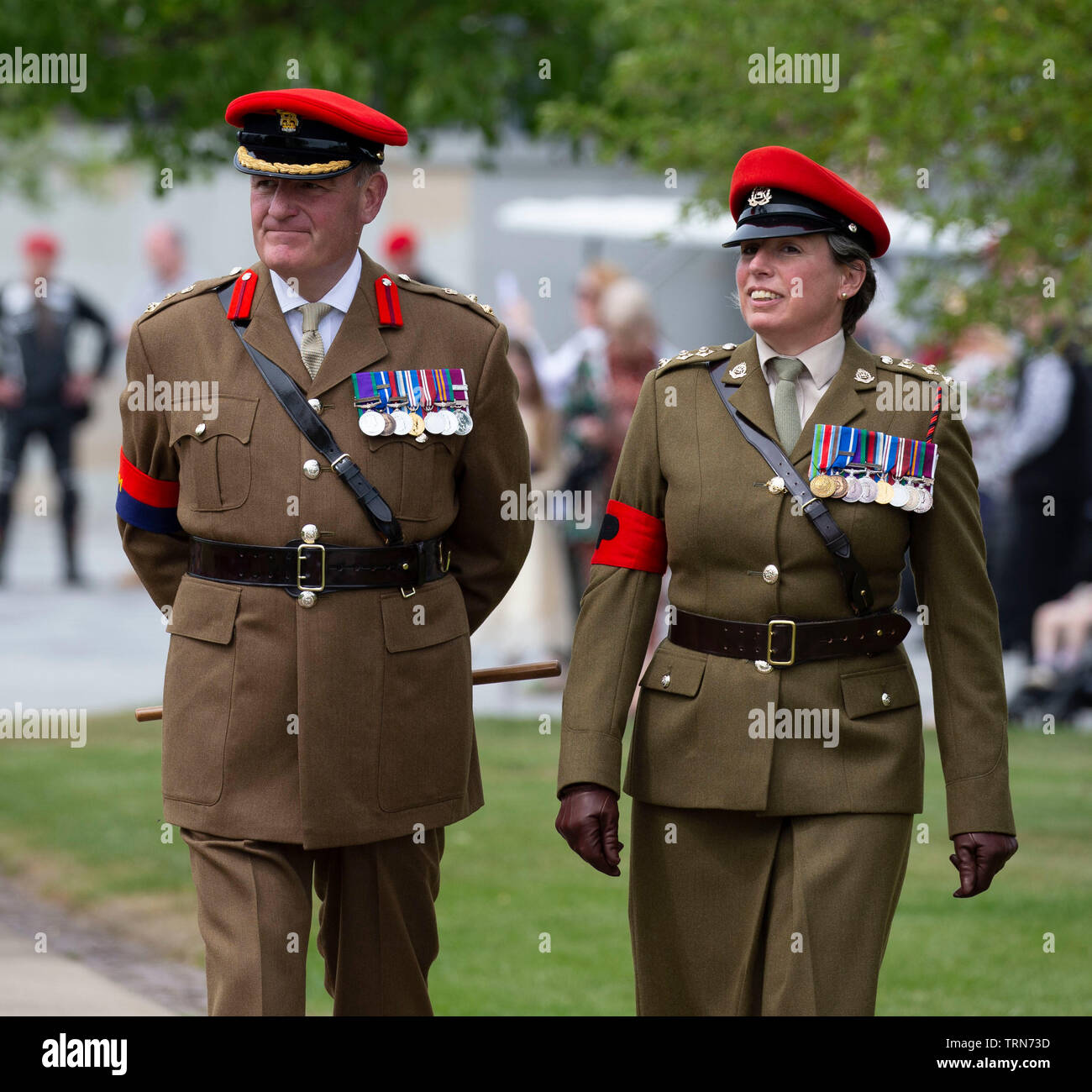 AIREWAS, England. 01. JUNI 2019: Aktuelle Provost Marshall Brigadier ...