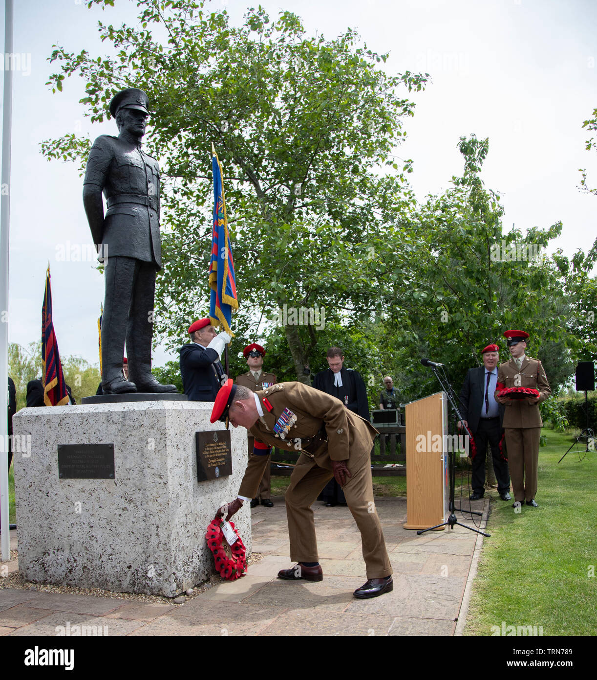 AIREWAS, England. 01. JUNI 2019: Mitglieder und Veteranen der Royal ...