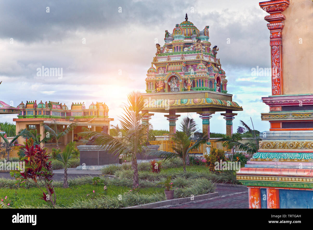Mauritius Tamil Temple Religion Stockfotos und -bilder Kaufen - Alamy