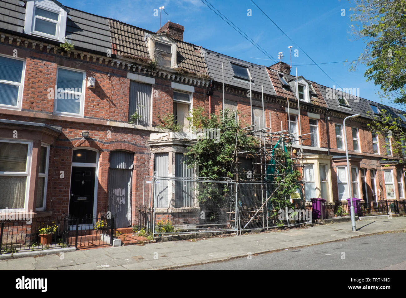 England Toxteth Estate Stockfotos und -bilder Kaufen - Alamy