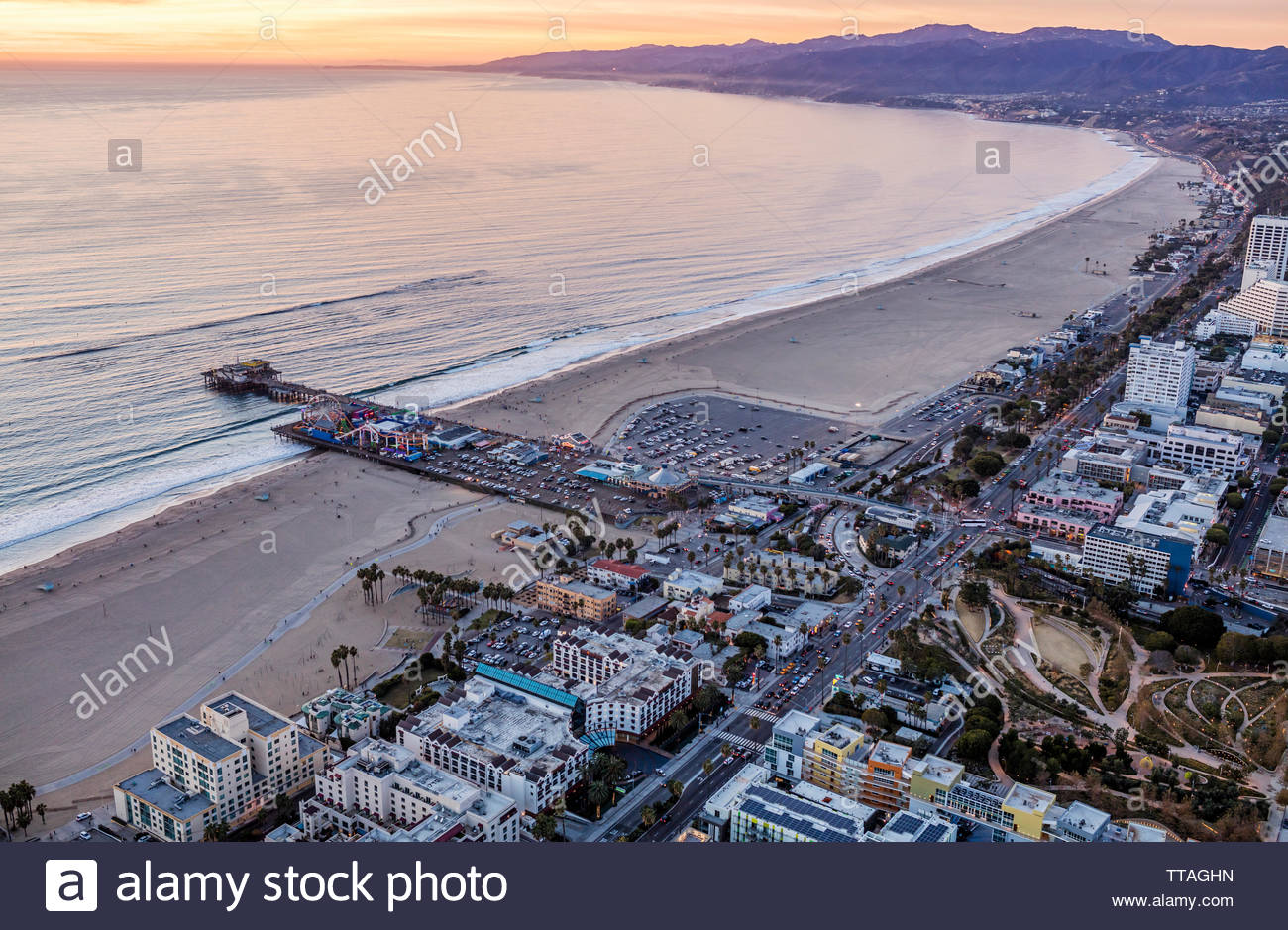 Santa Monica State Strand Stockfotos und -bilder Kaufen - Alamy
