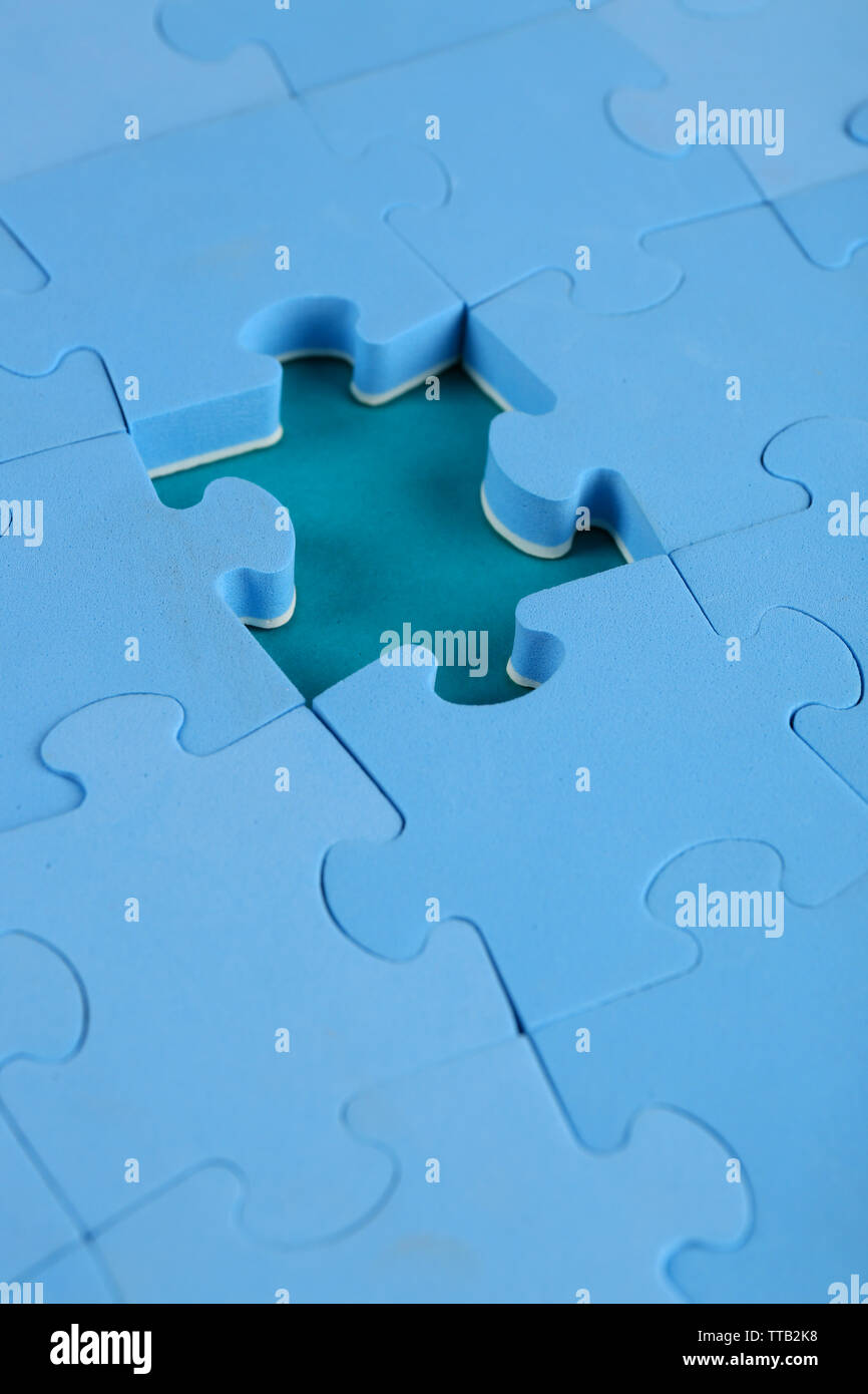 Puzzle With Missing Parts Stockfotos & Puzzle With Missing Parts Bilder ...