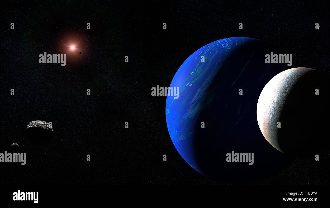 Triton moon neptune -Fotos und -Bildmaterial in hoher Auflösung – Alamy