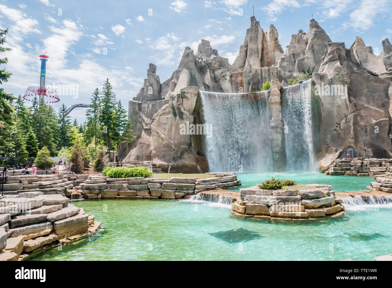 Der große Springbrunnen ist ein symbolischer Symbol des Canada's ...