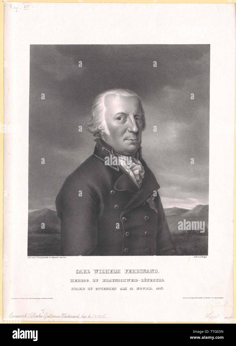 Karl wilhelm ferdinand -Fotos und -Bildmaterial in hoher Auflösung – Alamy