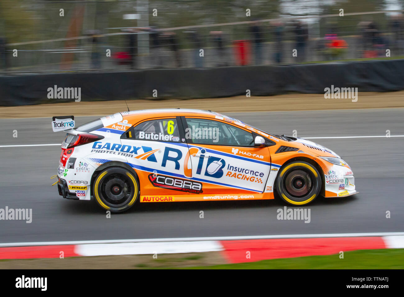 Honda Civic Type R auf Schiene, British Touring Car Championship (BTCC ...