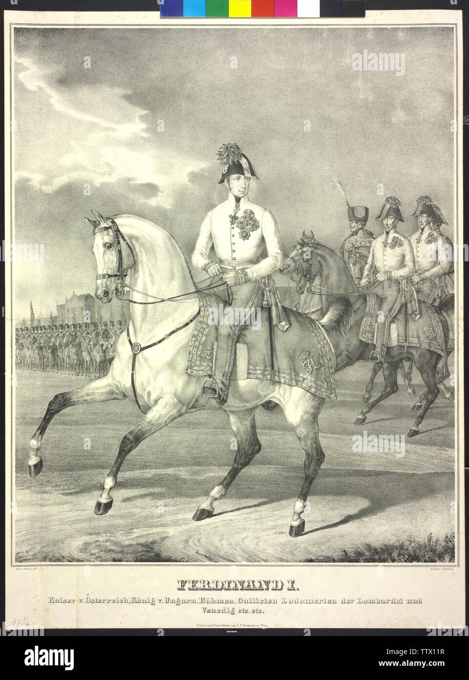 Kaiser Ferdinand I. V. Österreich, König von Ungarn, Böhmen, Gallicien ...