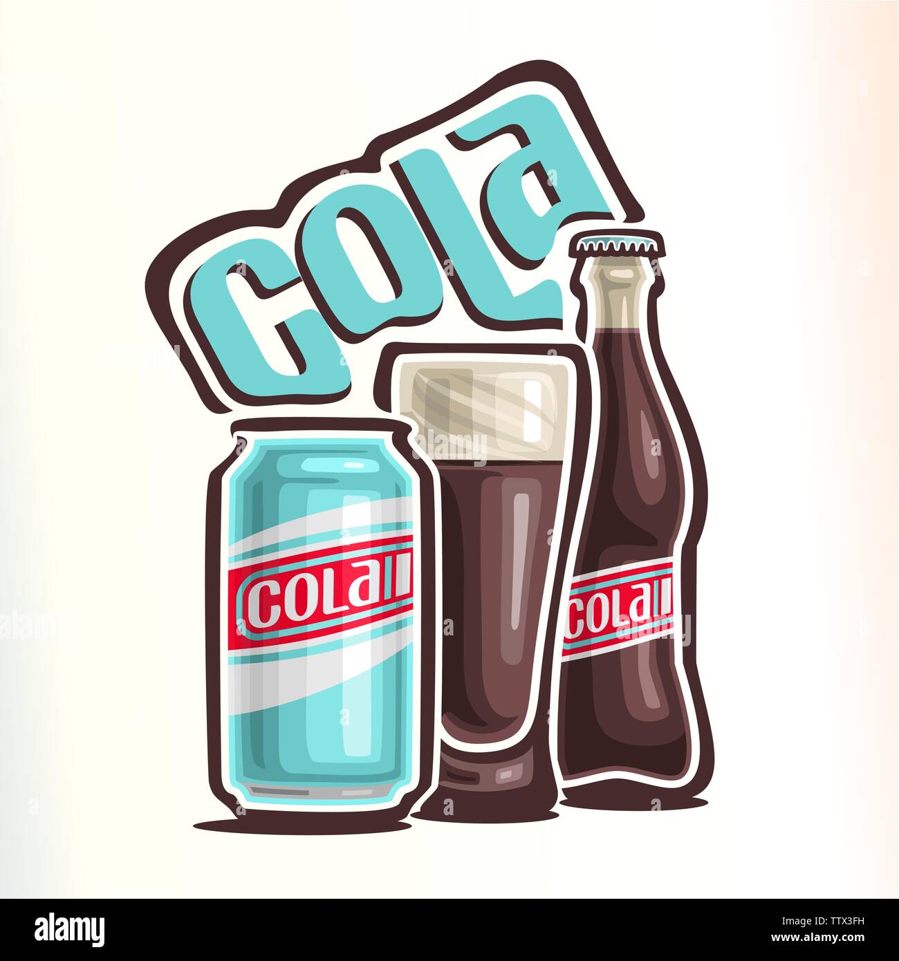 Colas logo Stock-Vektorgrafiken kaufen - Alamy