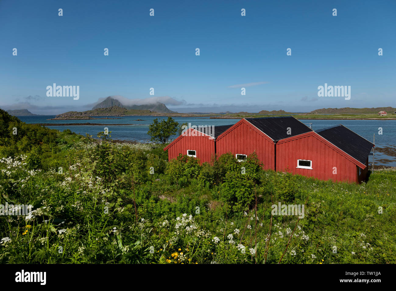 Langoya Norwegen Stockfotos und -bilder Kaufen - Alamy