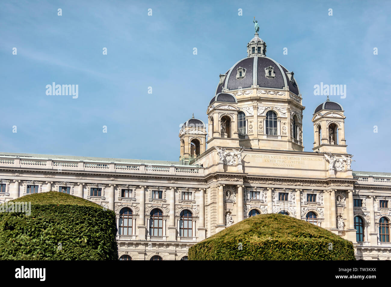 Wien, Österreich - 18. MÄRZ 2019: Fassade eines der schönsten Gebäude in Wien - das ...