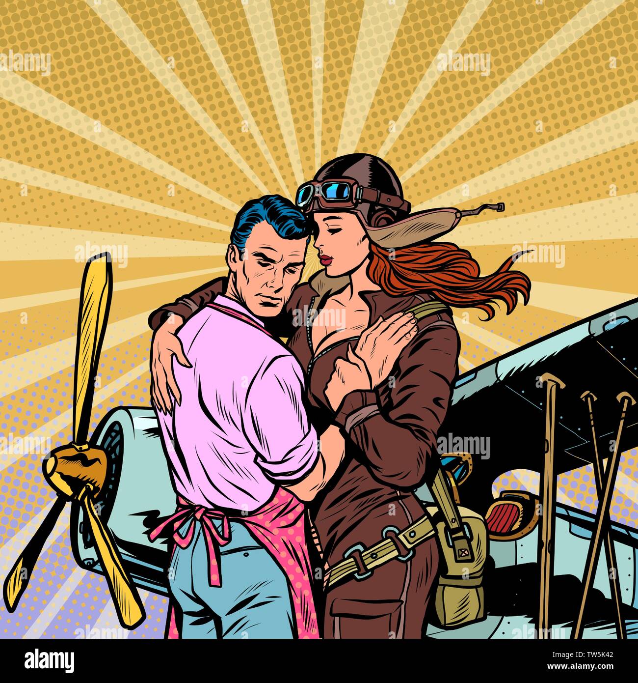 Verabschieden cartoon Stock-Vektorgrafiken kaufen - Alamy