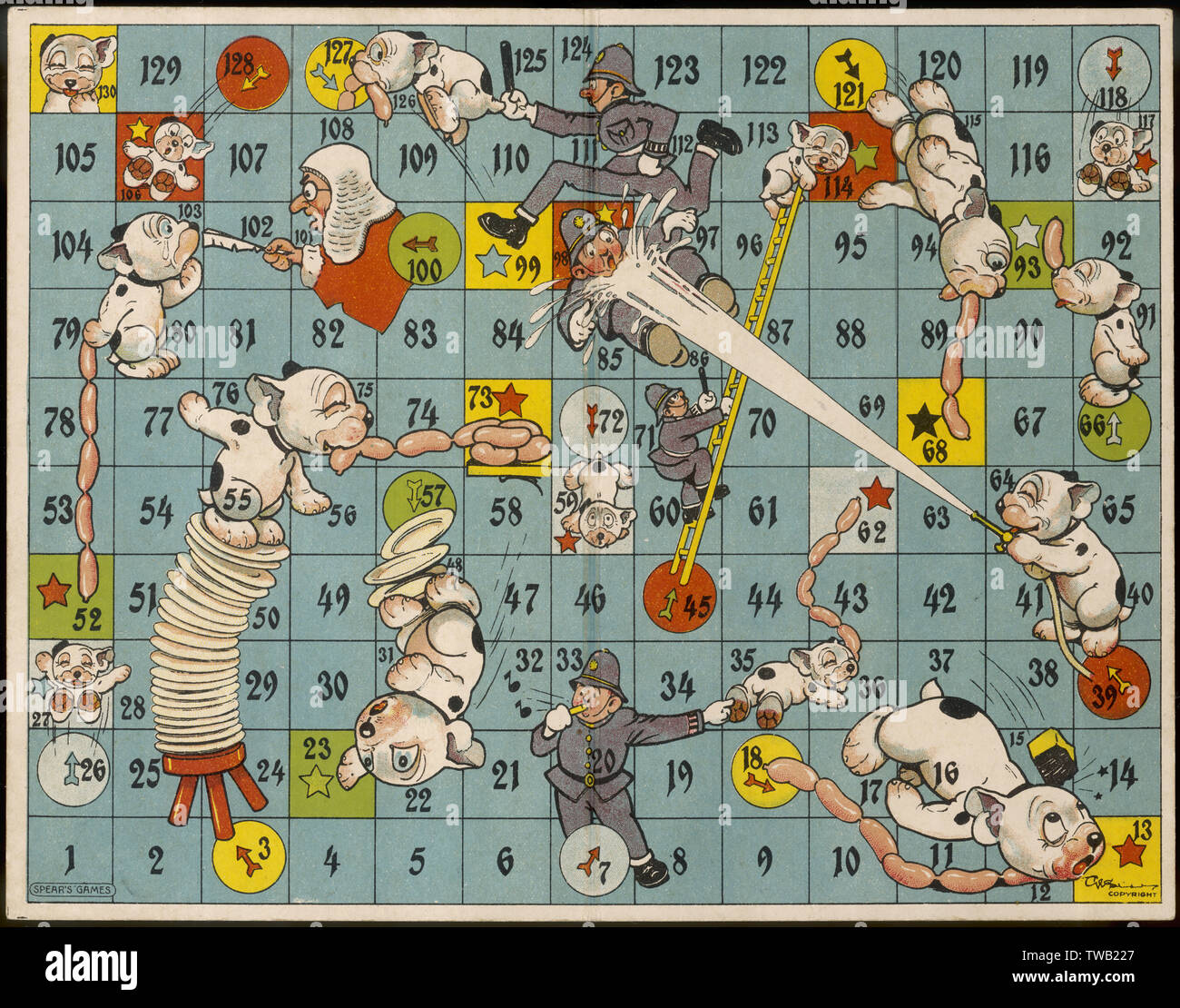 Schlangen und Leitern Brettspiel Stockfotos und -bilder Kaufen - Alamy