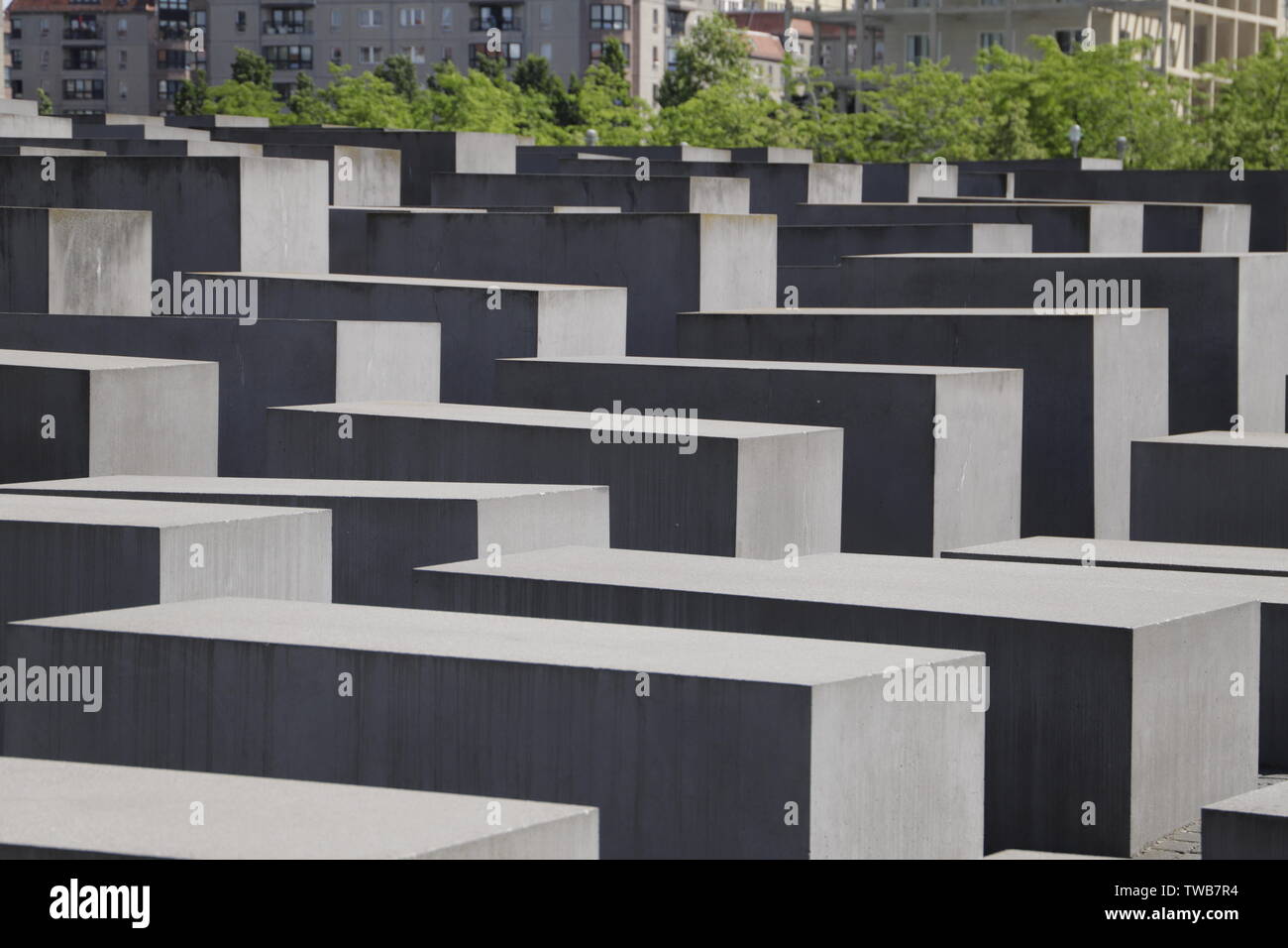 Holocaust-Mahnmal in Berlin, Deutschland Stockfotografie - Alamy