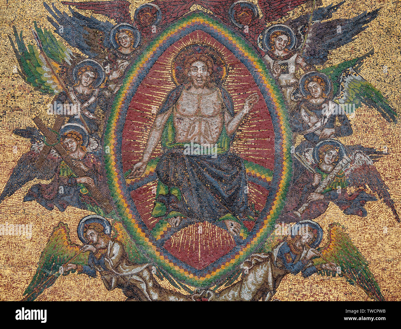 Resurrection jesus mosaic -Fotos und -Bildmaterial in hoher Auflösung – Alamy