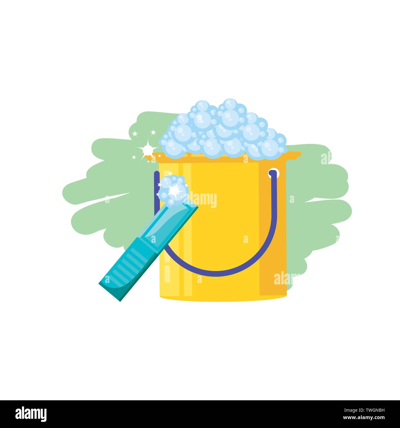 Putzeimer und Seife Design, Objekt home Arbeit hygiene Ausrüstungen ...