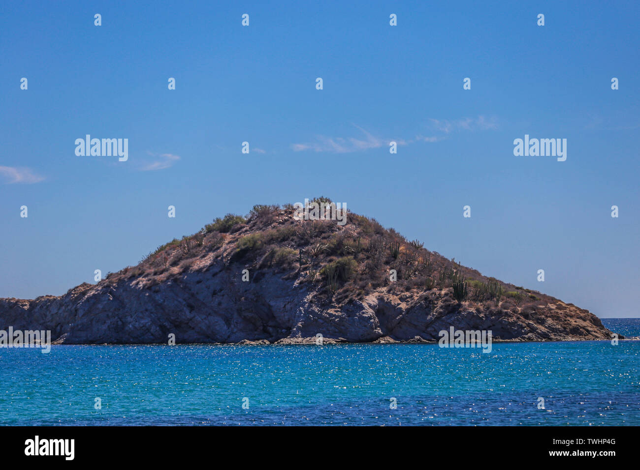 Strand. Bucht von San Carlos, Sonora, Mexiko. Golf von Kalifornien. Das ...