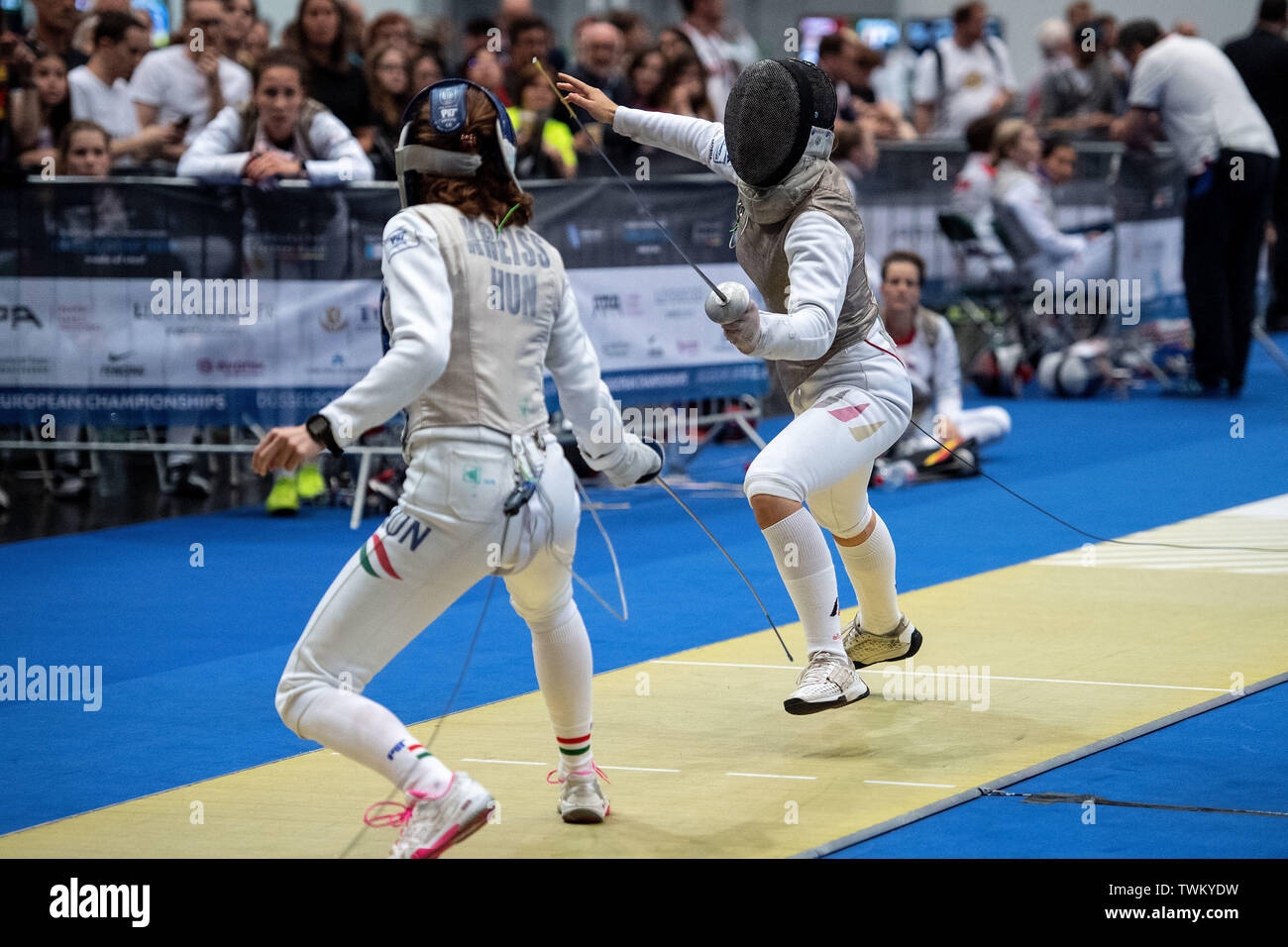 Düsseldorf, Deutschland. Juni, 2019 21. Fechten: Europäische ...