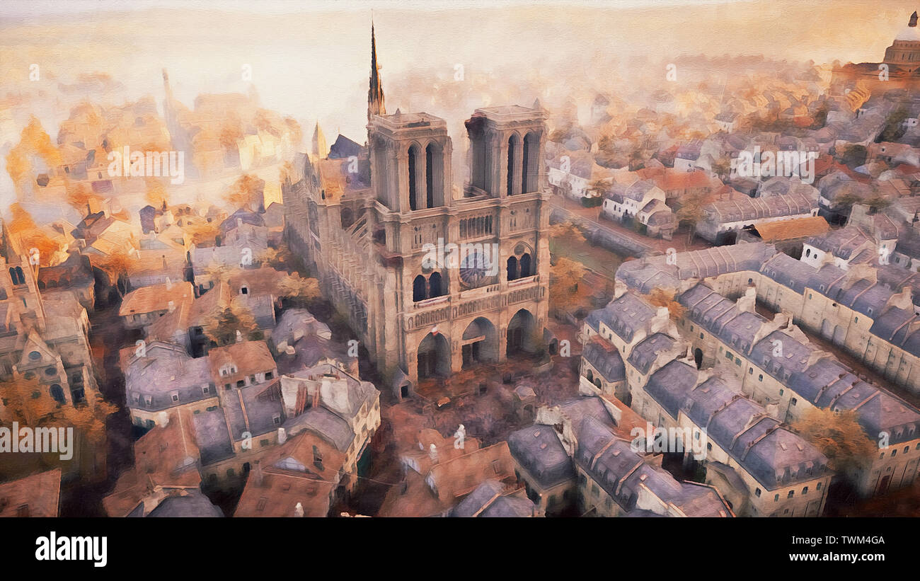 Mittelalterliches Paris Stockfotos und -bilder Kaufen - Alamy