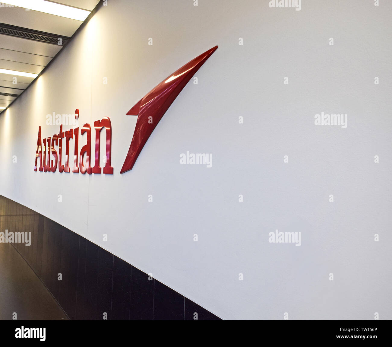 Wien, Österreich: Mai/20/2019 - Vienna International Airport. Schönen ...