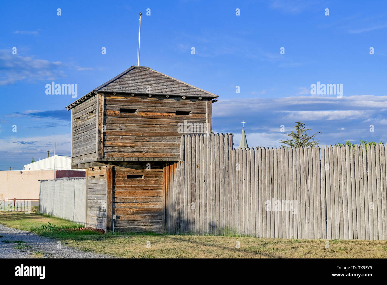 Das Fort, Museum der North West Mounted Police, Fort Macleod, Alberta ...