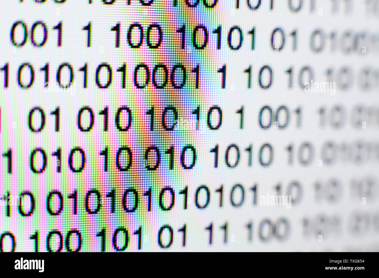 Binary number -Fotos und -Bildmaterial in hoher Auflösung – Alamy