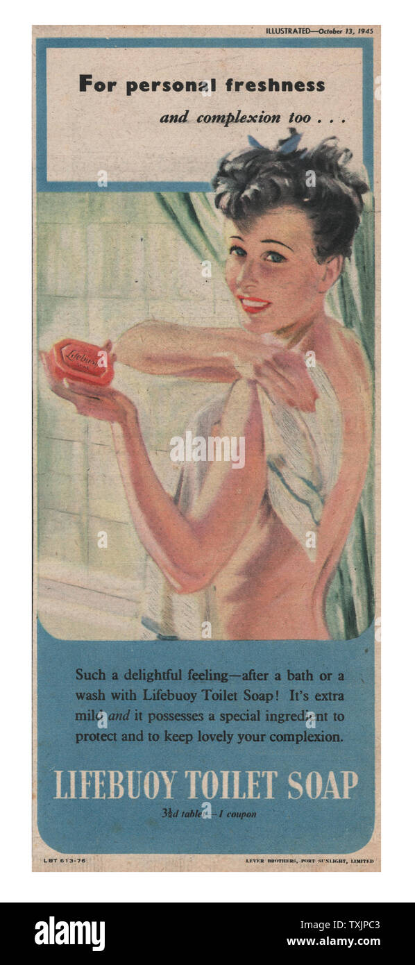Lifebuoy soap advert -Fotos und -Bildmaterial in hoher Auflösung – Alamy