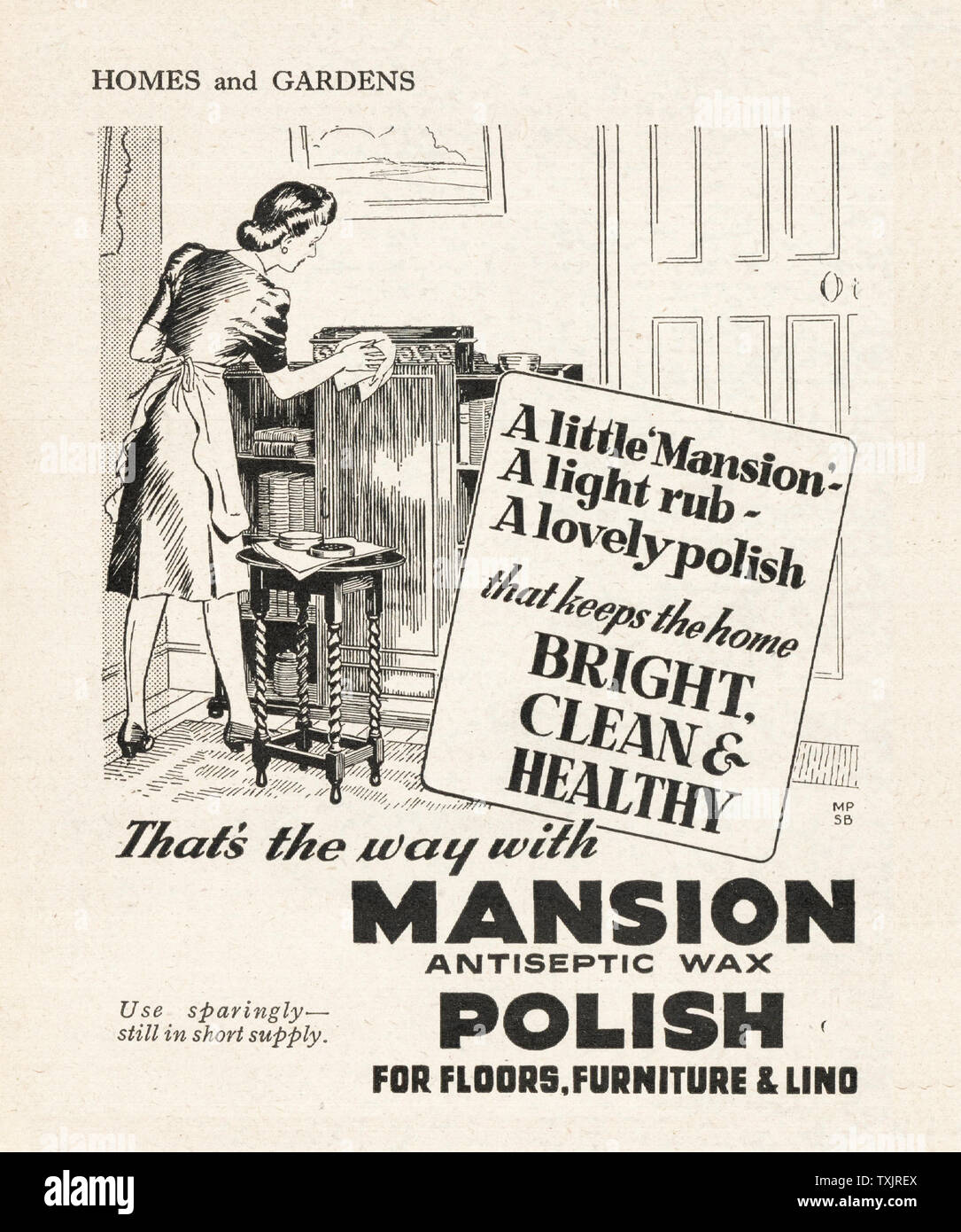 Britische wachspolitur -Fotos und -Bildmaterial in hoher Auflösung – Alamy
