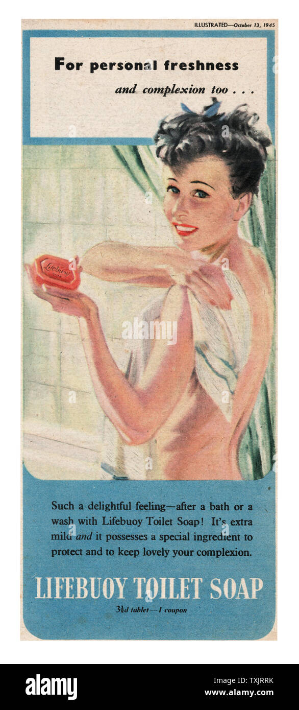 Lifebuoy soap advert -Fotos und -Bildmaterial in hoher Auflösung – Alamy