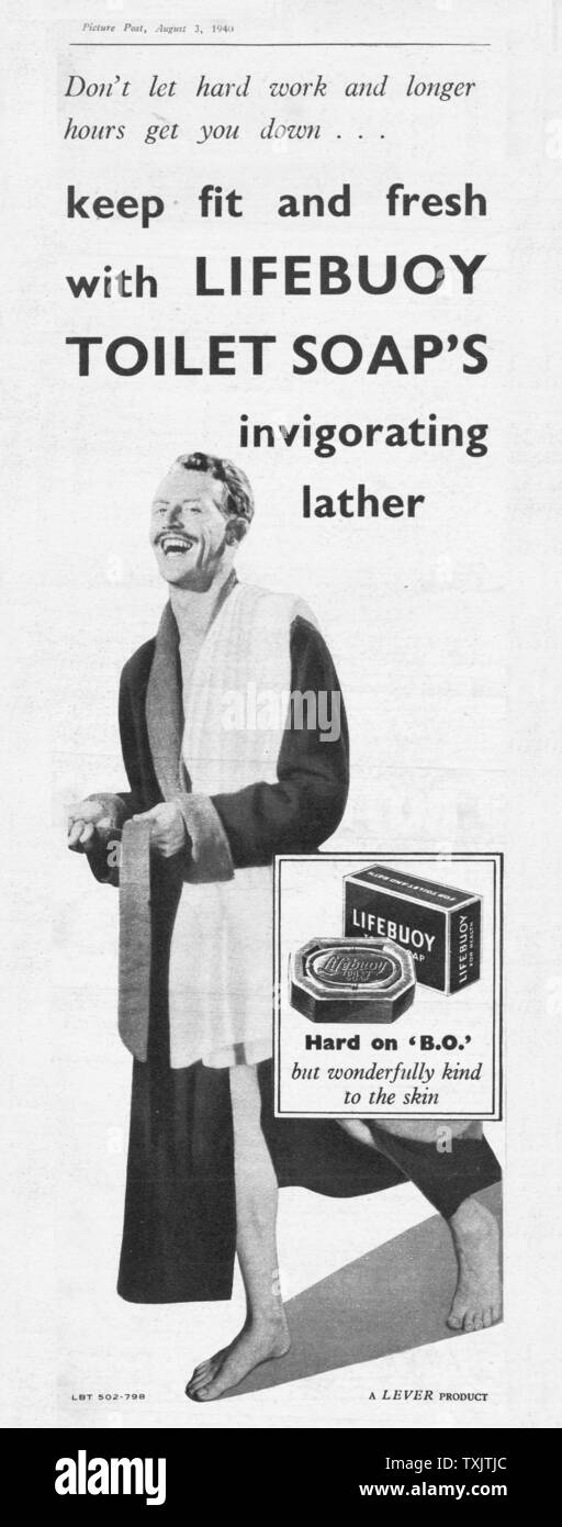 Lifebuoy soap advert -Fotos und -Bildmaterial in hoher Auflösung – Alamy