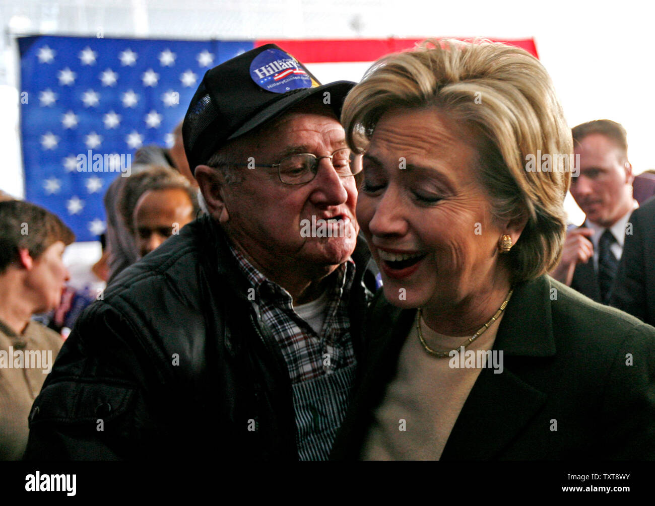 Demokratische Präsidentschaftskandidaten Senator Hillary Rodham Clinton ...