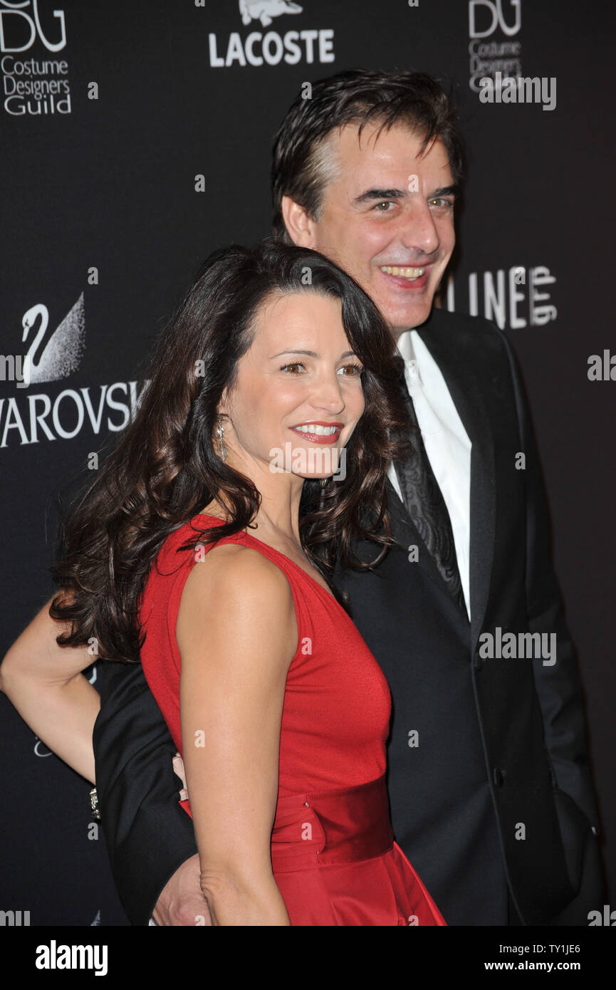 Chris Noth And Kristin Davis Stockfotos und -bilder Kaufen - Alamy