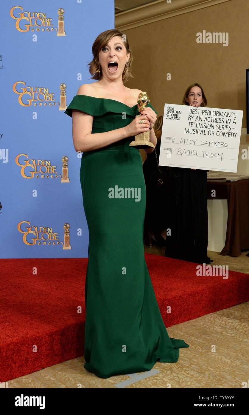 Schauspielerin Rachel Bloom, Gewinner des Award für die beste Leistung ...