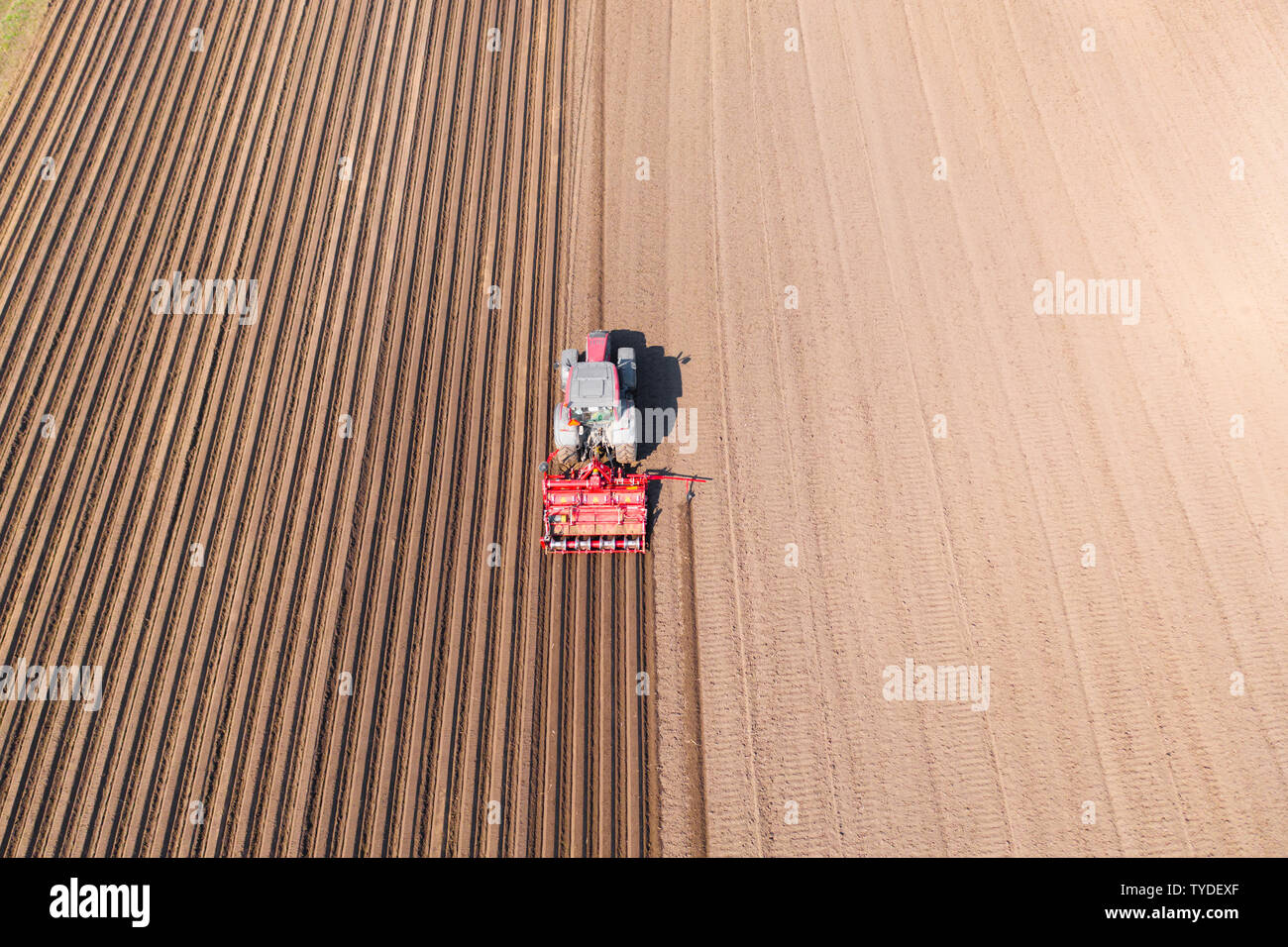 Draufsicht traktor -Fotos und -Bildmaterial in hoher Auflösung – Alamy