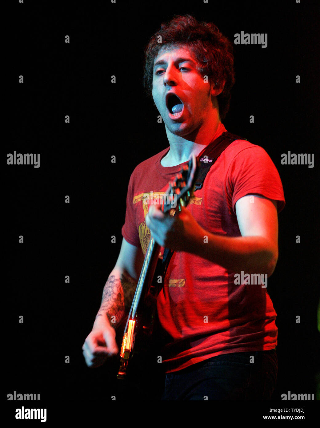 Joseph Trohman Mit Fall Out Boy Führt Im Konzert An Der Bank United