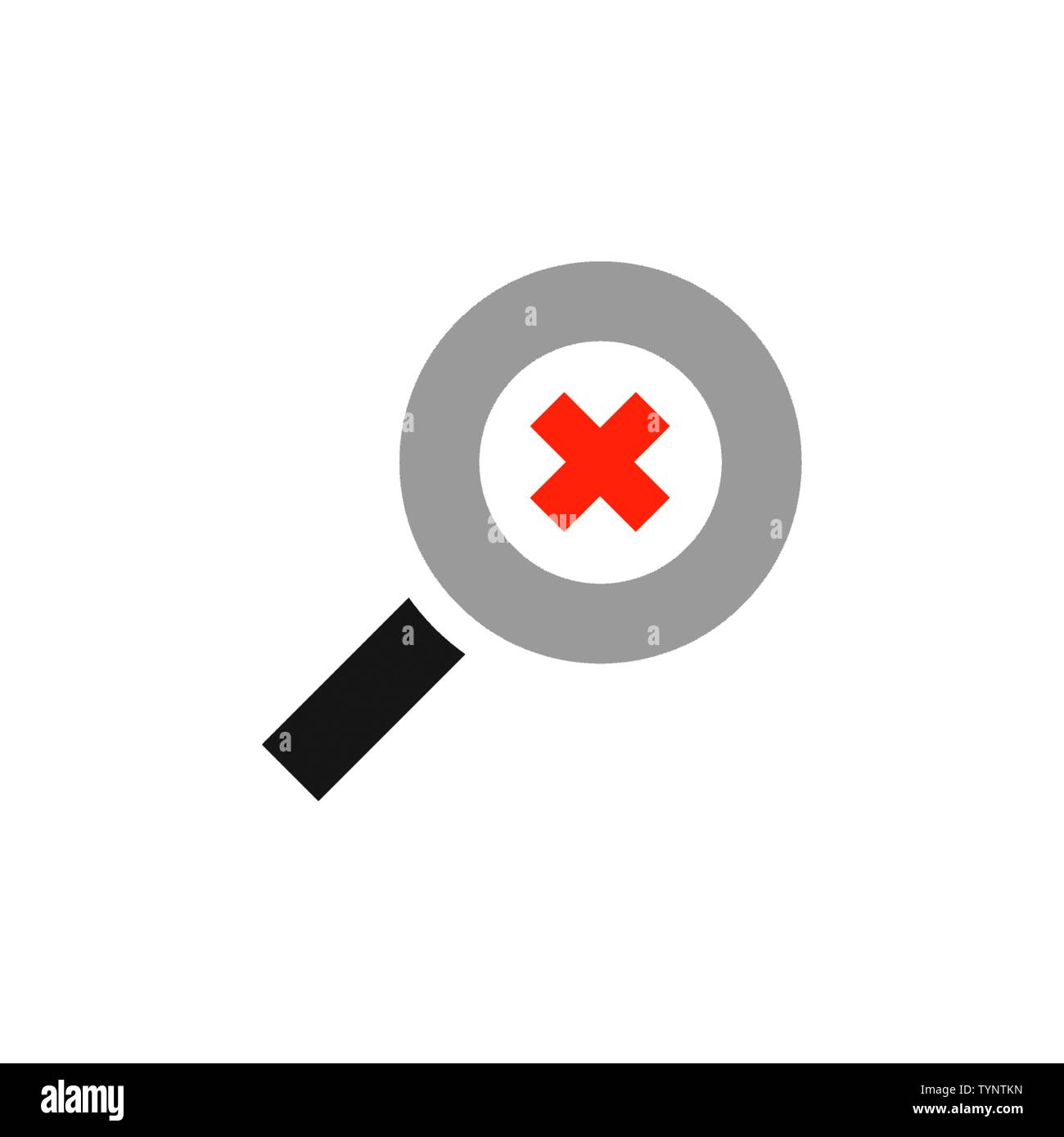 Lupe icon image Stock-Vektorgrafiken kaufen - Alamy