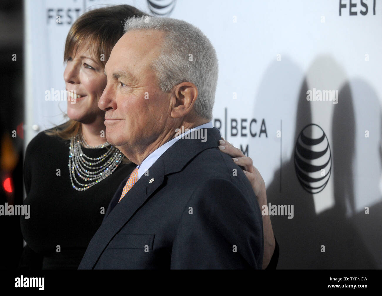 Lorne Michaels und Jane Rosenthal ankommen auf dem roten Teppich bei ...