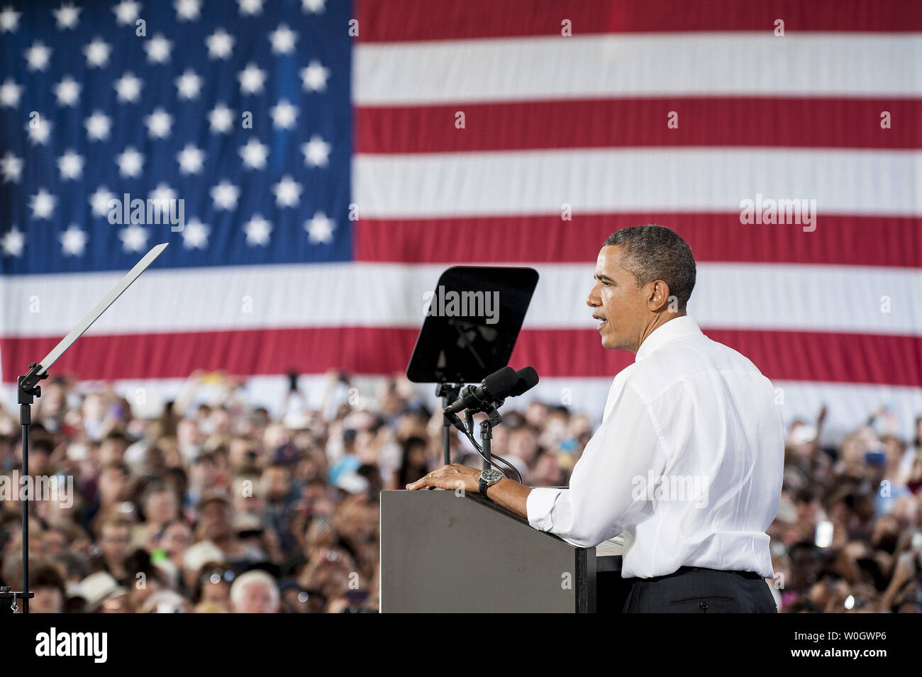 Präsident Obama beendet eine zweitägige College Tour mit einer ...