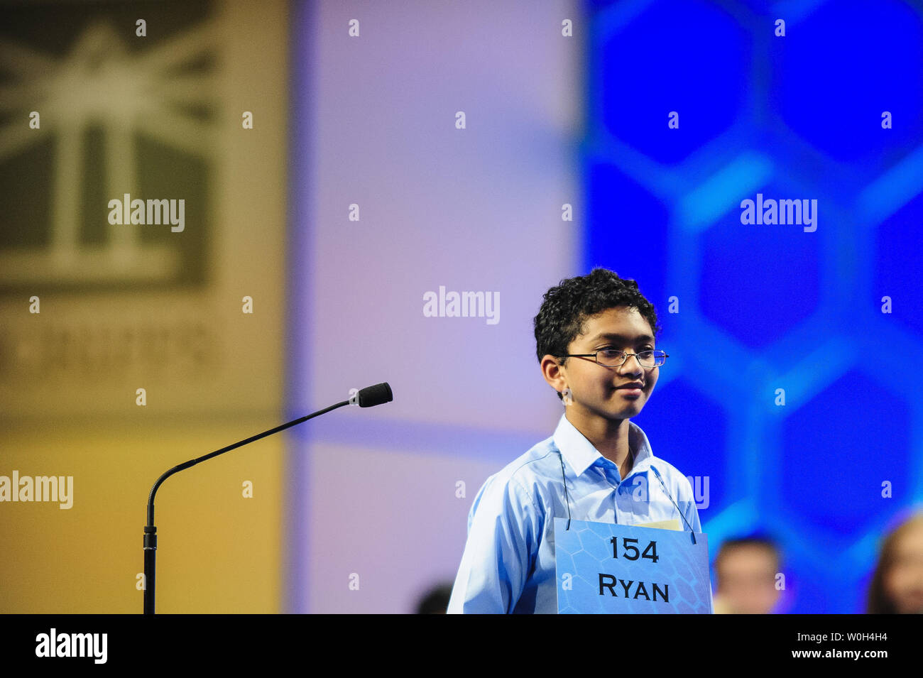 Ryan Devanandan, 13, von Albany, New York nimmt in den Halbfinalen des ...