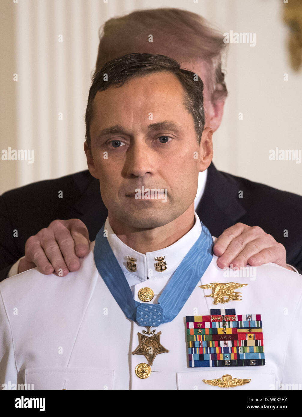 Präsident Donald Trump Auszeichnungen der Ehrenmedaille pensionierter ...