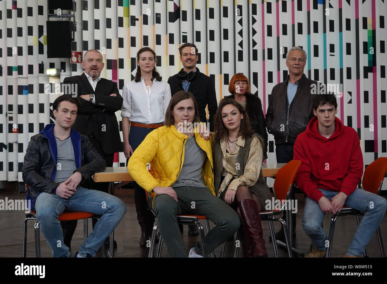 Klaus J. Behrendt und Dietmar Bär und Sonja Goslicki zusammen mit den ...