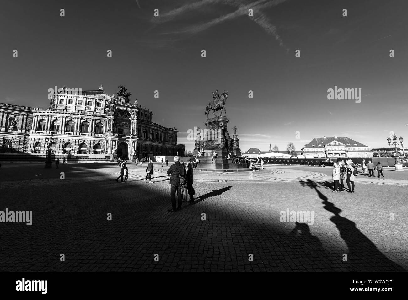 Fassade historische wahrzeichen alte alte oper opernhaus sightseeing ...