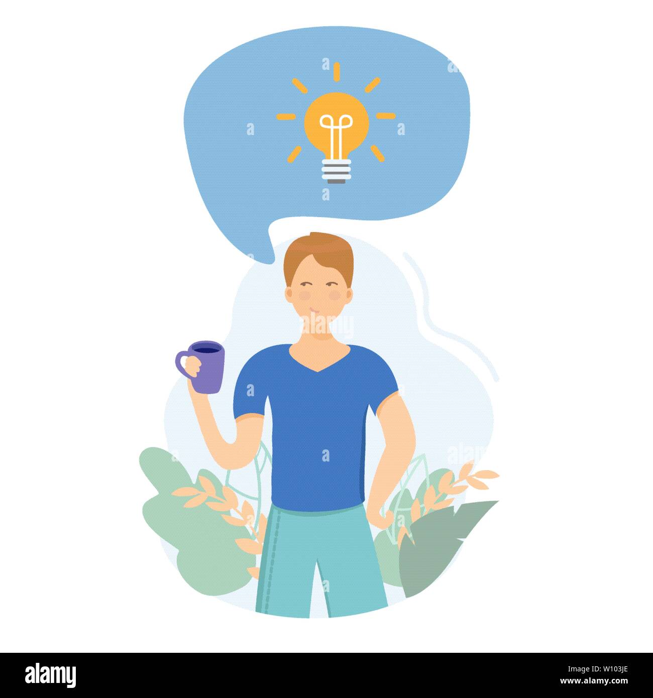 Helle idee konzept Stock-Vektorgrafiken kaufen - Alamy