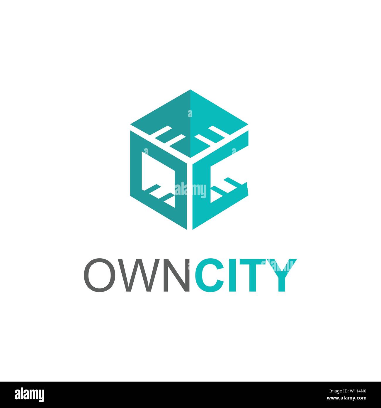 Oc logos erstellen Stock-Vektorgrafiken kaufen - Alamy