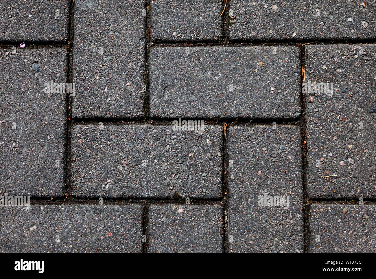 Pflastersteine in geometrische Muster festgelegt, Stein Textur ...
