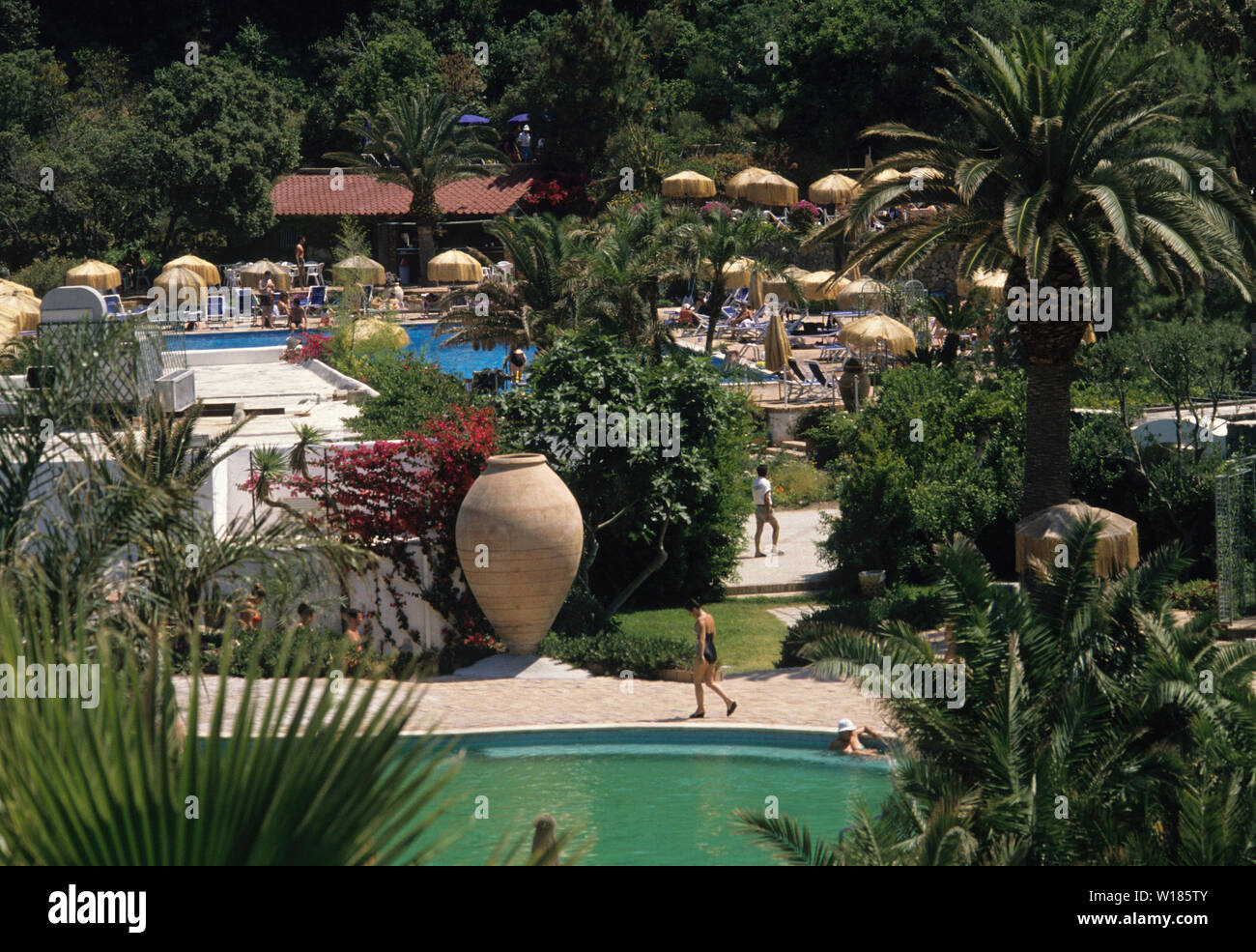 Negombo Spa, Insel Ischia, Golf von Neapel, Kampanien, Italien ...