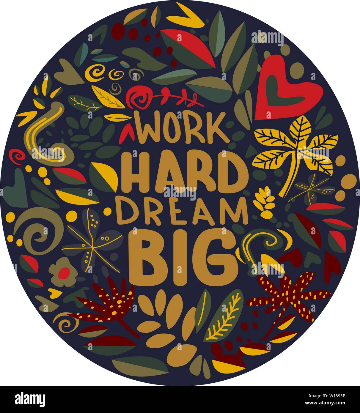 Hart arbeiten motivation Stock-Vektorgrafiken kaufen - Alamy