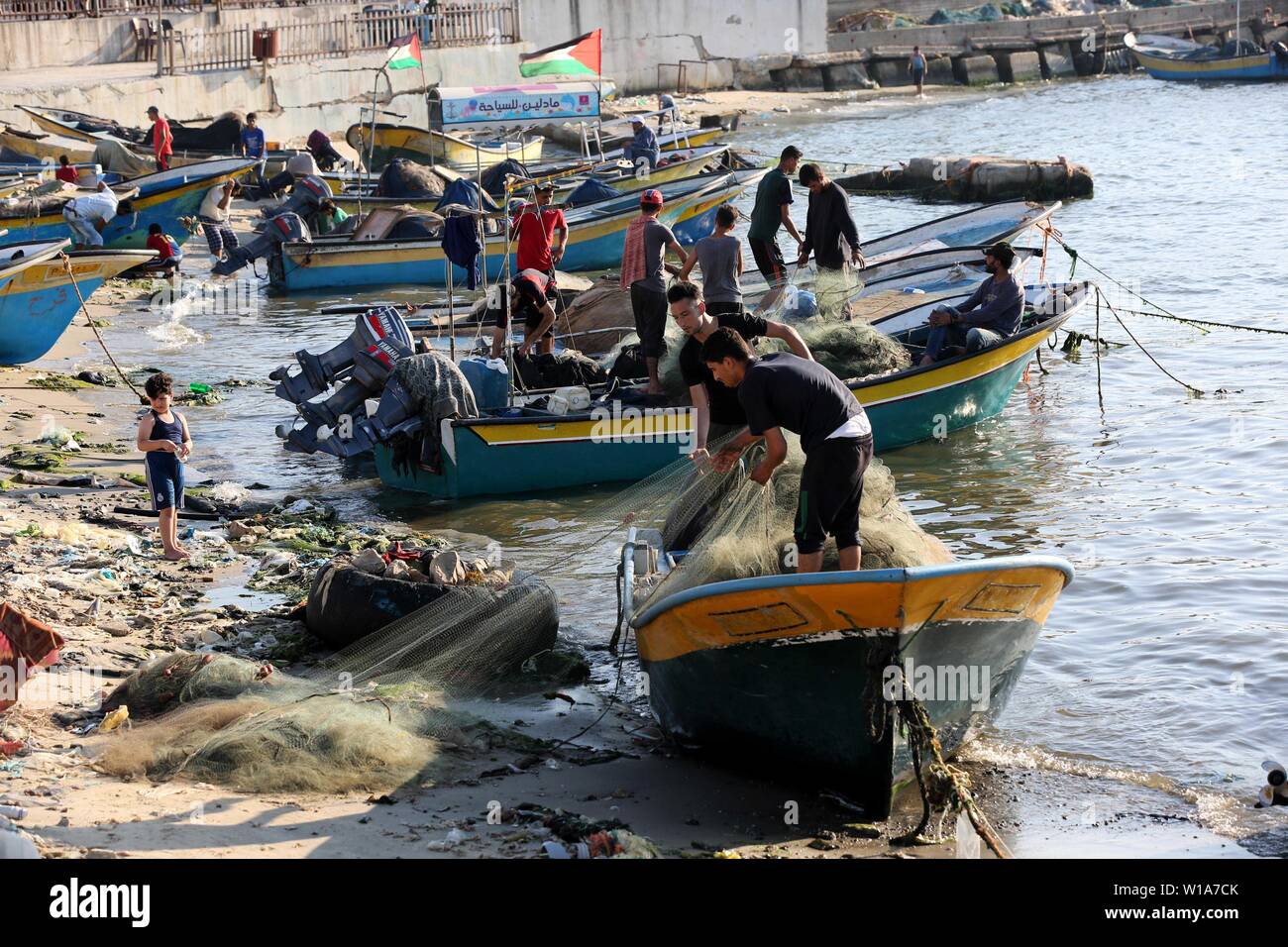 Gaza, Gazastreifen, palästinensischen Gebiet. 1. Juli 2019 ...